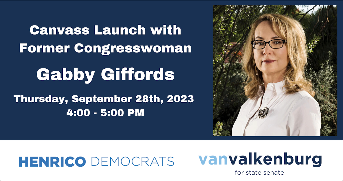 Canvass Launch with Gabby Giffords, Schuyler VanValkenburg, and Rodney Willett! · VanValkenburg ...